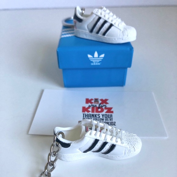 Accessories | Adidas Shell Toe 3d Mini Sneaker Keychain | Poshmark
